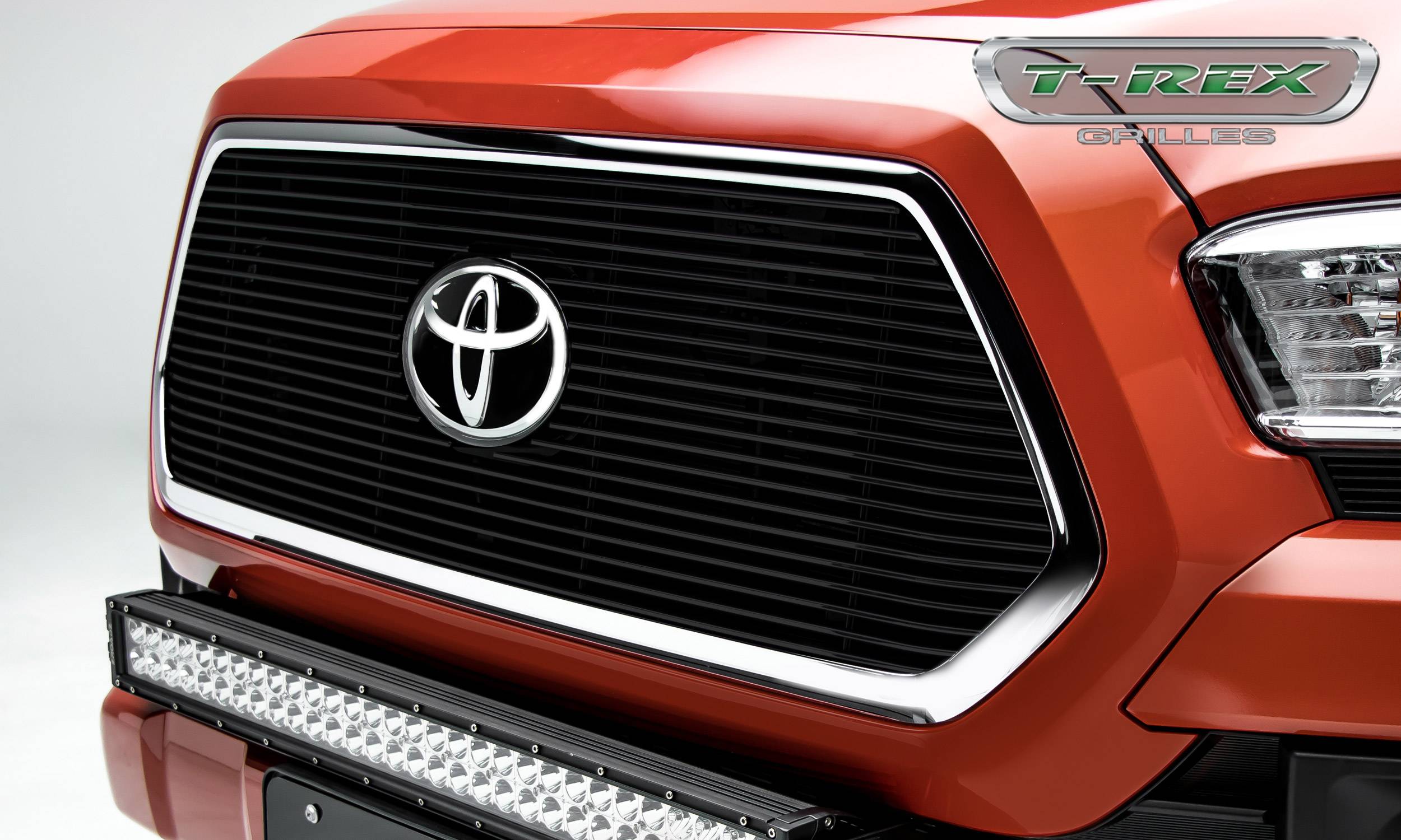 2018-2019 Toyota Tacoma Billet Series Main Grille Insert w/ Black ...