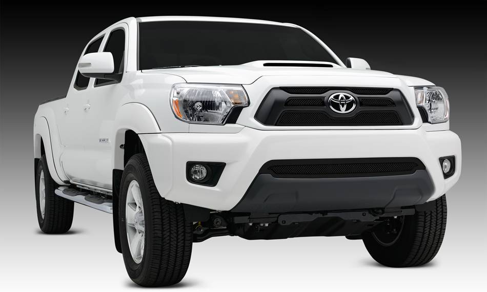 2012-2015 Tacoma Upper Class Series Mesh Grille, Black, 4 Pc, Overlay ...