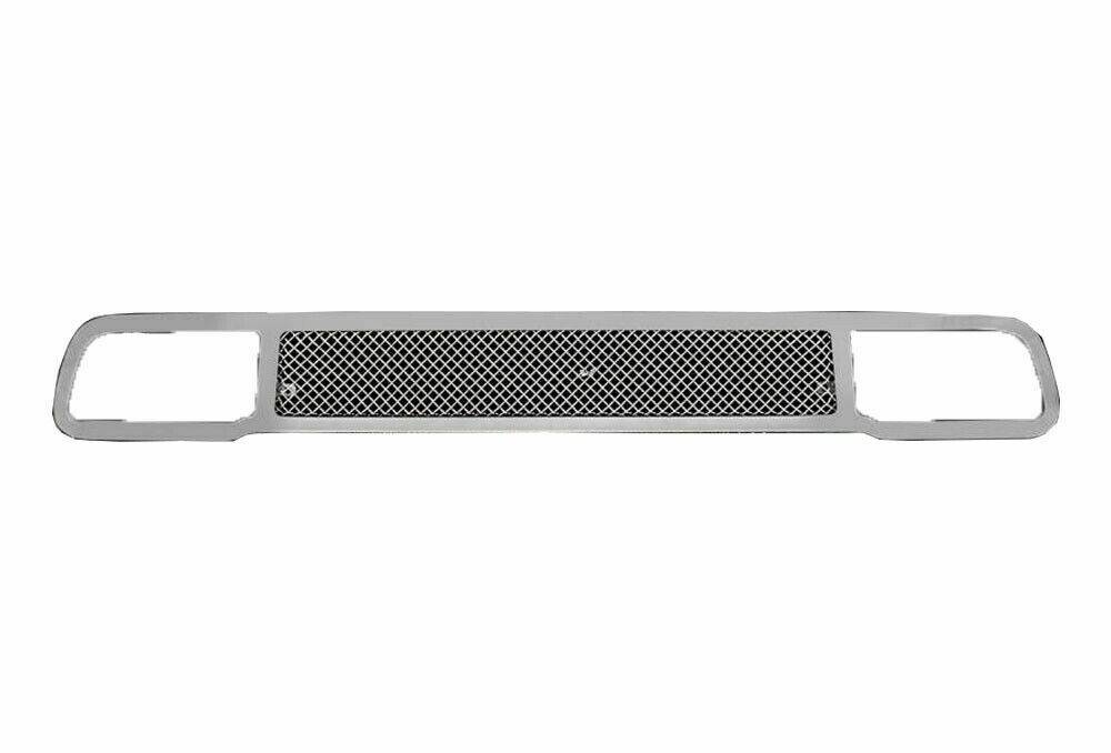 2016 Titan Upper Class Bumper Grille, Polished, 1 Pc, Overlay - PN #55785
